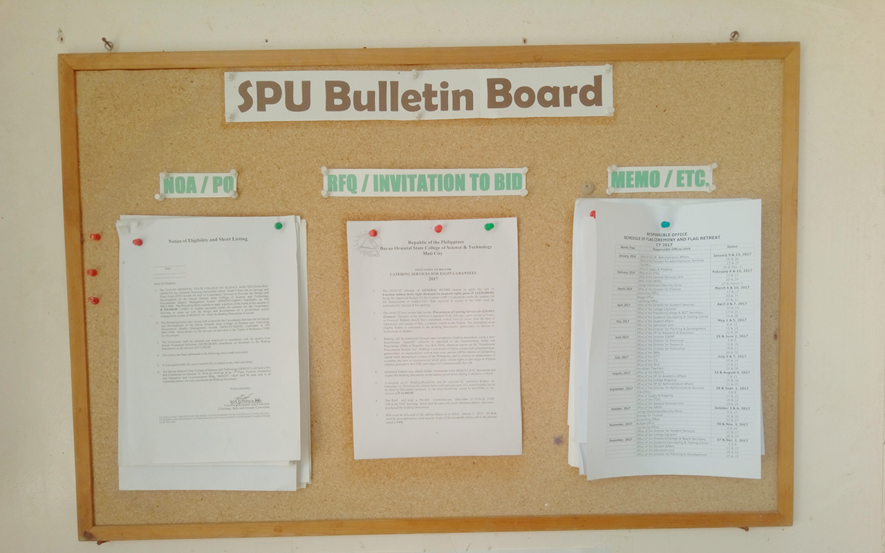 DOSCST - Supply & Property Unit Office