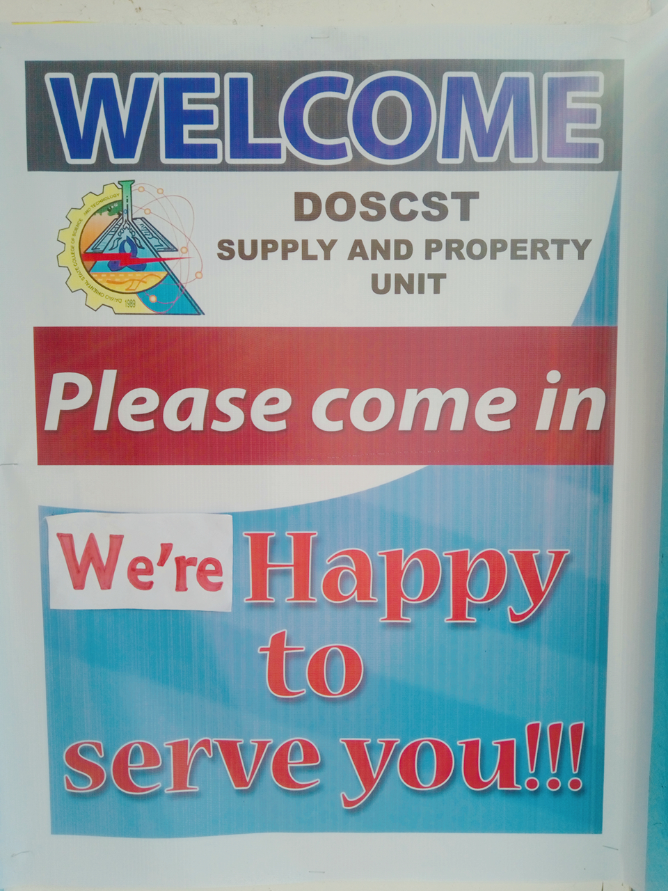 DOSCST - Supply & Property Unit Office